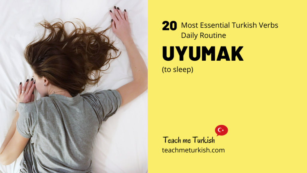 20 Most Essential Turkish Verbs Daily Routine + QUIZ - Teach Me Turkish ...
